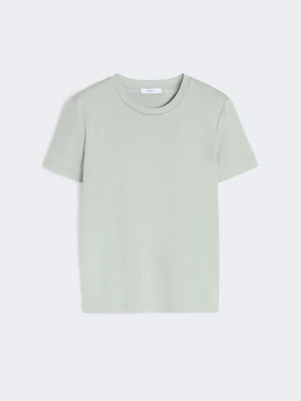 Max Mara Cotton T-shirt - Pastel Green