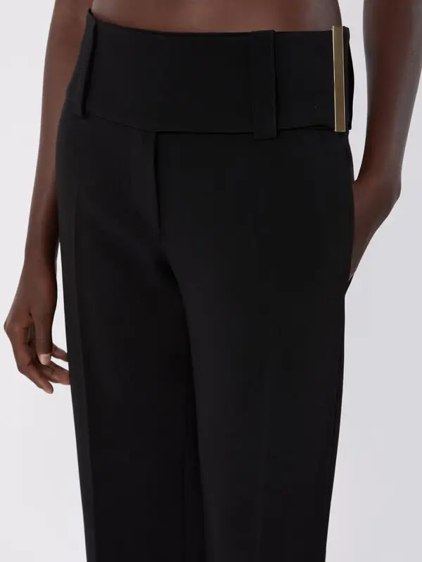 Max Mara Flared Stretch Viscose Trousers