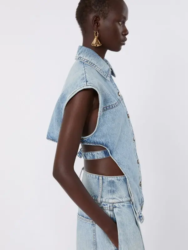 Max Mara Two-piece Denim Jacket