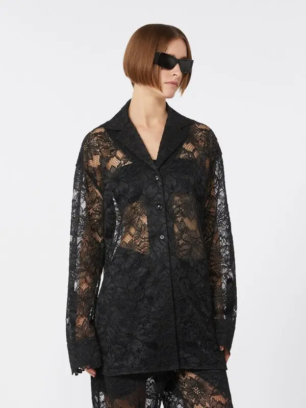 Max Mara Floral Lace Jacket