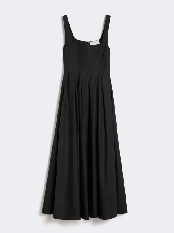 Max Mara Long Sleeveless Pure Cotton Dress