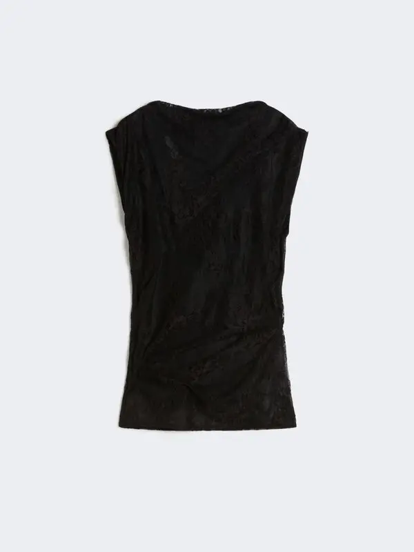 Max Mara Two-tone Lace Top