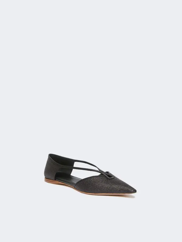 Max Mara Basketweave Ballerina Flats