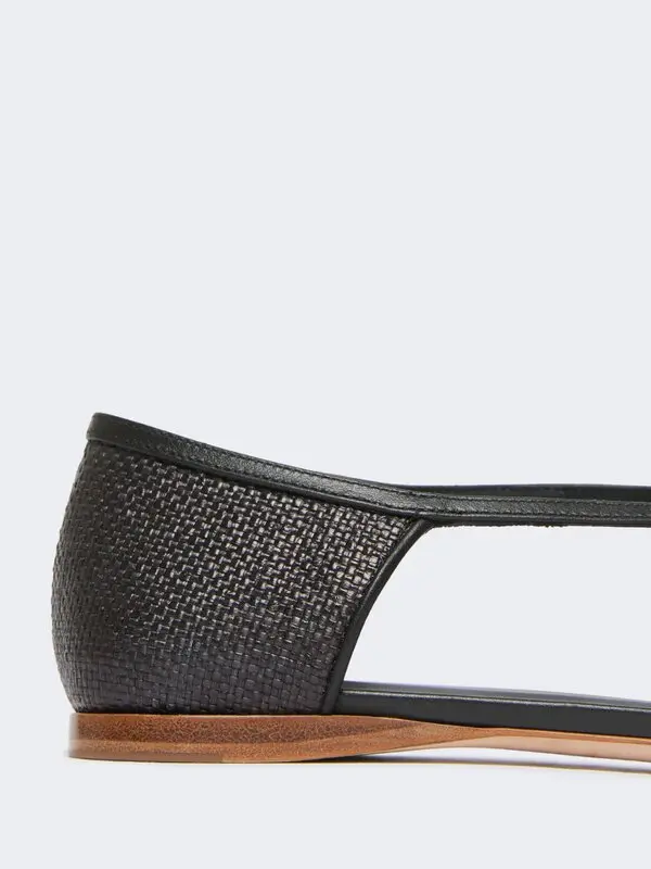 Max Mara Basketweave Ballerina Flats