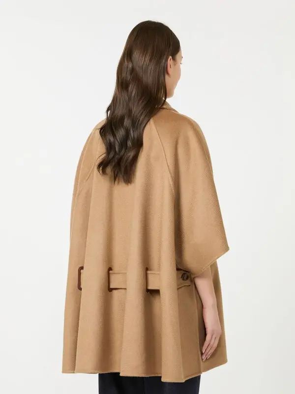 Max Mara Oversized Cashmere Broadcloth Cape