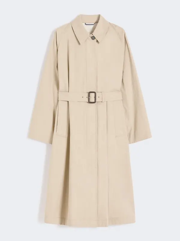 Max Mara Water-repellent Cotton Trench Coat - Beige