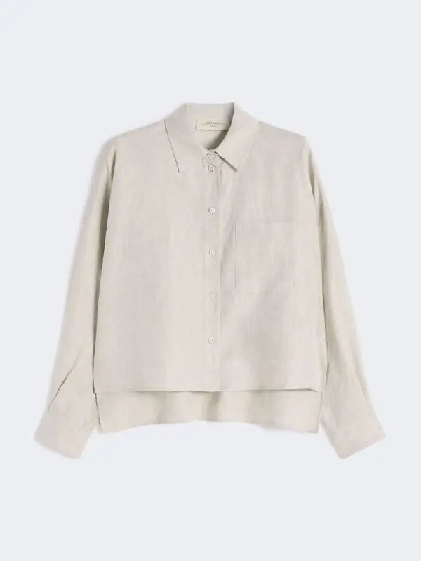 Max Mara Linen Canvas Jacket - Ecru