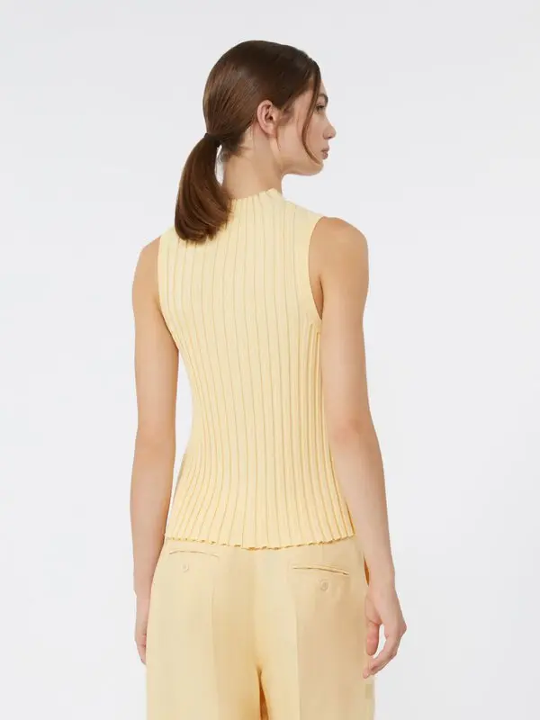 Max Mara Stretch Viscose Yarn Jumper