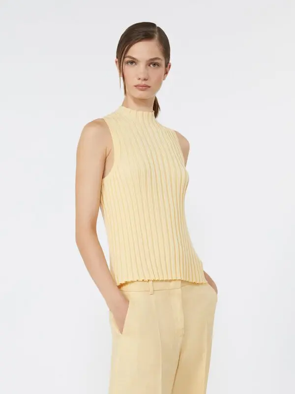 Max Mara Stretch Viscose Yarn Jumper