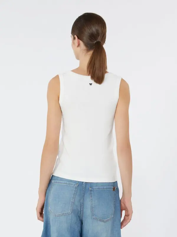 Max Mara Stretch Cotton Top