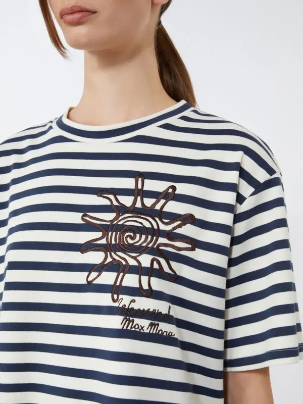 Max Mara Printed Cotton Jersey T-shirt
