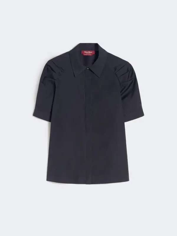 Max Mara Cotton Poplin Shirt - Black