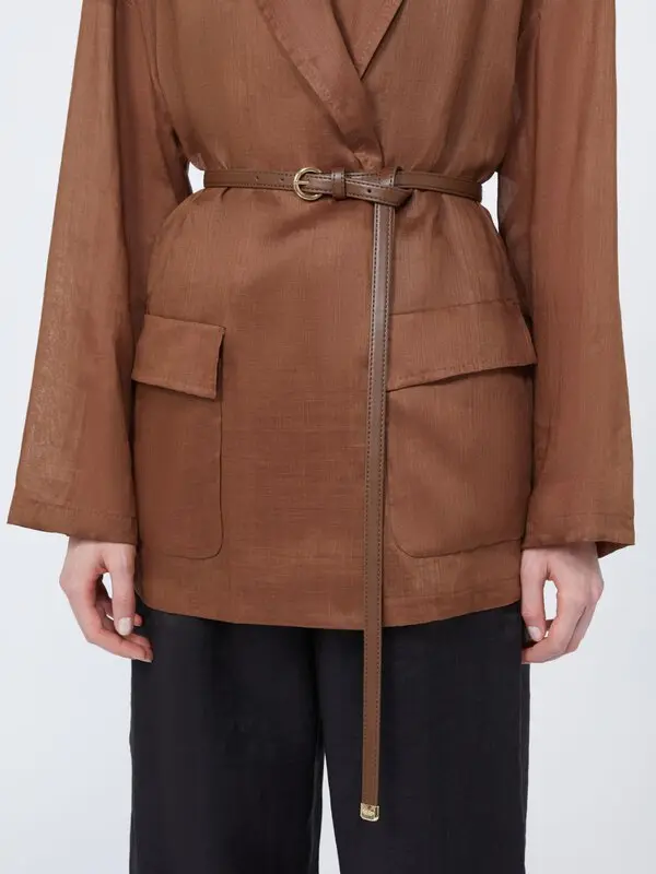 Max Mara Ramie Canvas Jacket