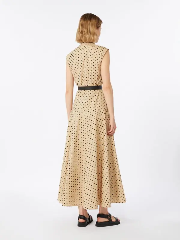 Max Mara Printed Poplin Shirt Dress - Colonial