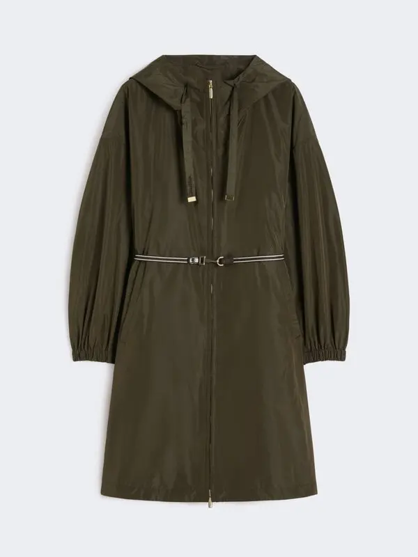 Max Mara Water-repellent Taffeta Parka - Green