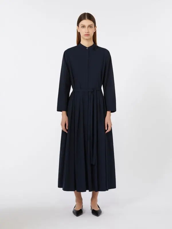 Max Mara Long Cotton Voile Dress