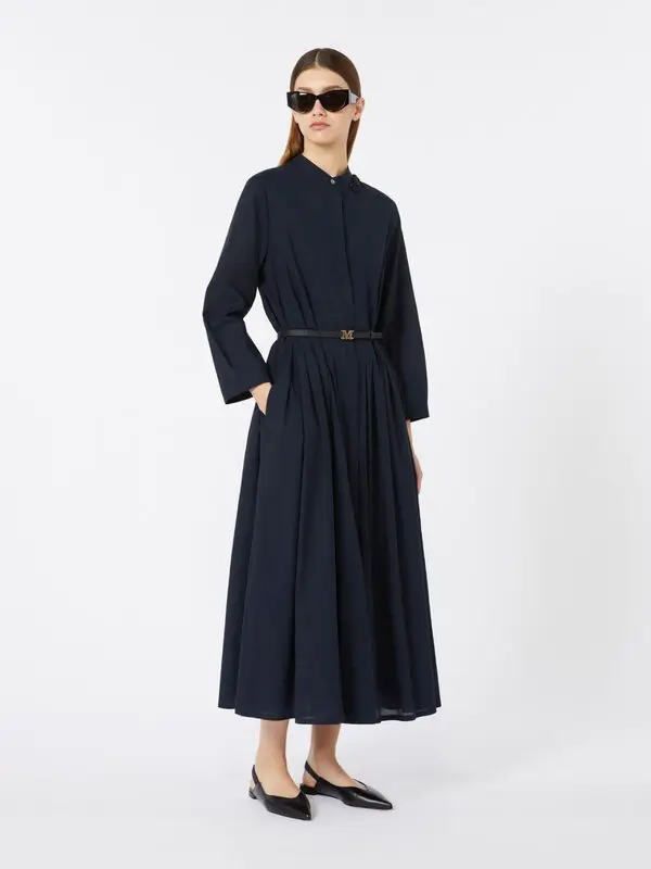 Max Mara Long Cotton Voile Dress