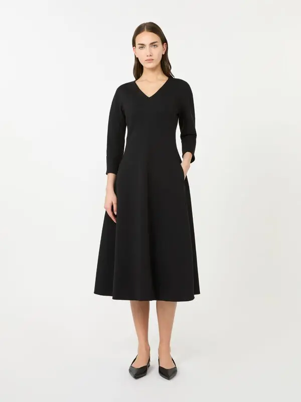 Max Mara Stretch Jersey Fit-and-flare Dress