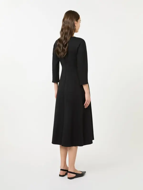 Max Mara Stretch Jersey Fit-and-flare Dress