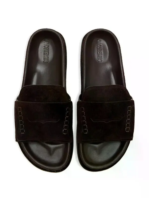 Jacquemus Topstitched Strap Sandals
