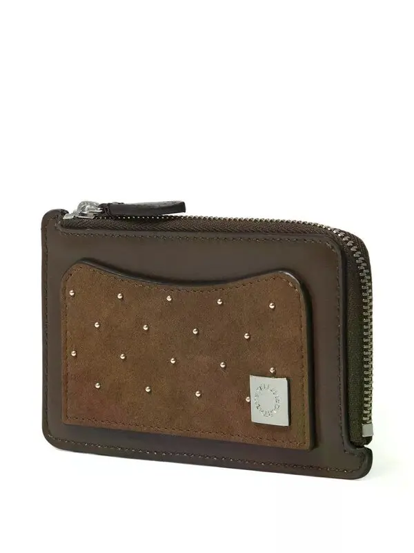 Stella McCartney Stud-embellished Zip Wallet