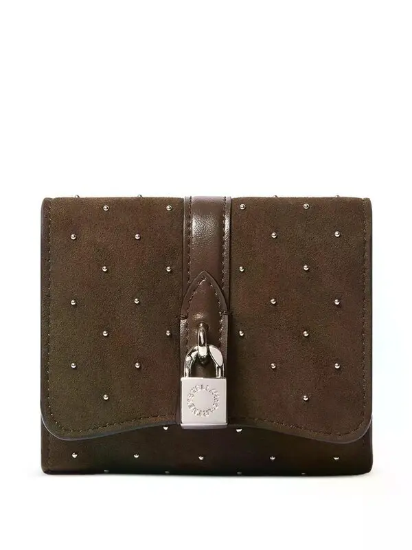 Stella McCartney Stud-embellished Wallet - Brown