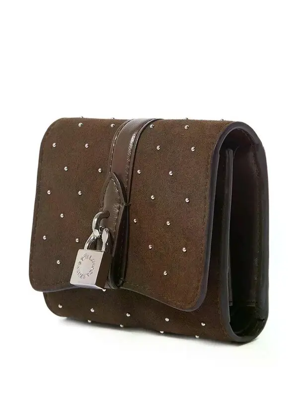 Stella McCartney Stud-embellished Wallet - Brown