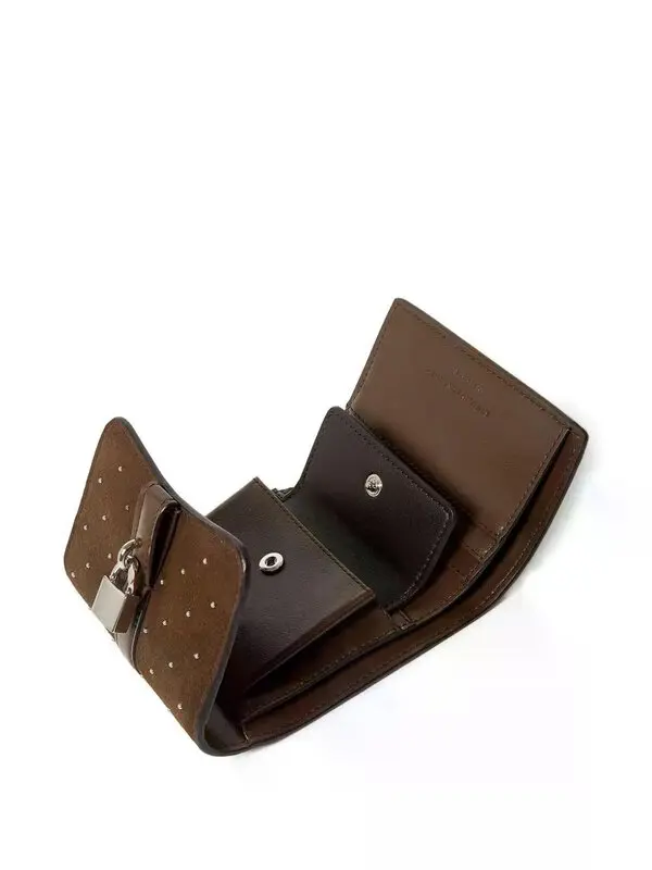 Stella McCartney Stud-embellished Wallet - Brown