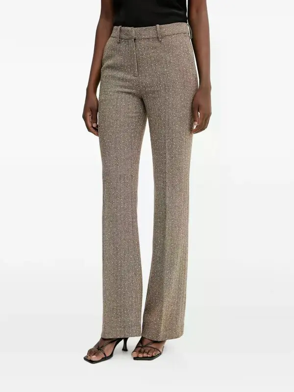 ERMANNO FIRENZE Herringbone Trousers