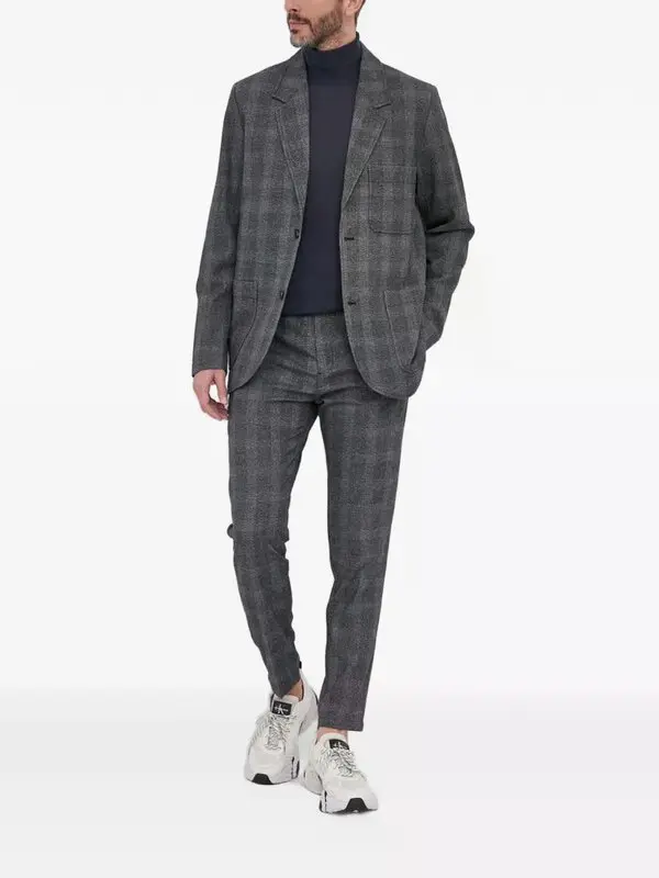 SAMSOE SAMSOE Check Pocket Suit - Grey
