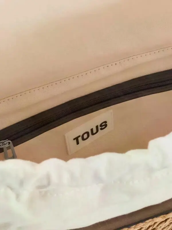 TOUS Scoubidou Raffia Tote Bag