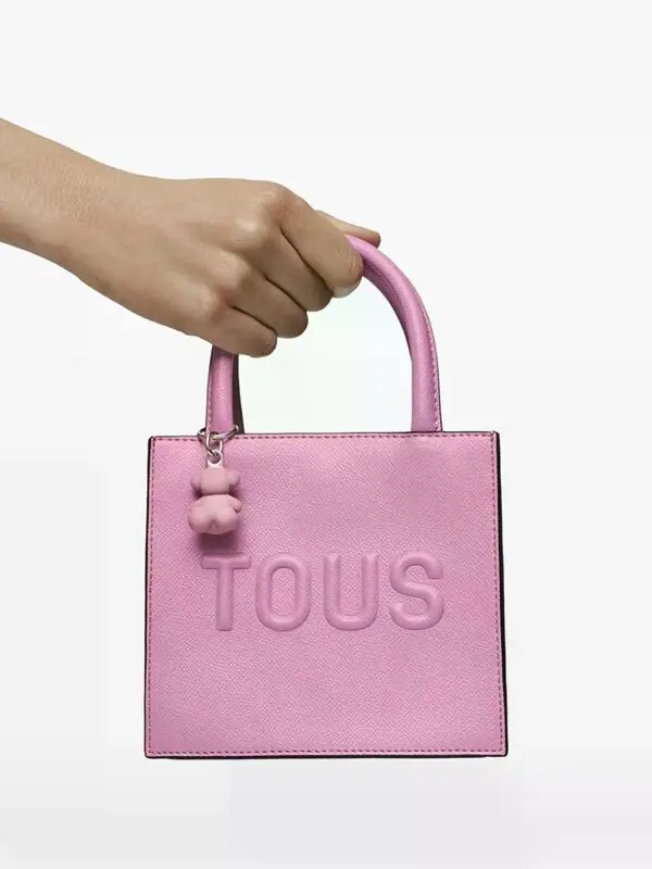 TOUS Mini Cube Embossed Tote Bag