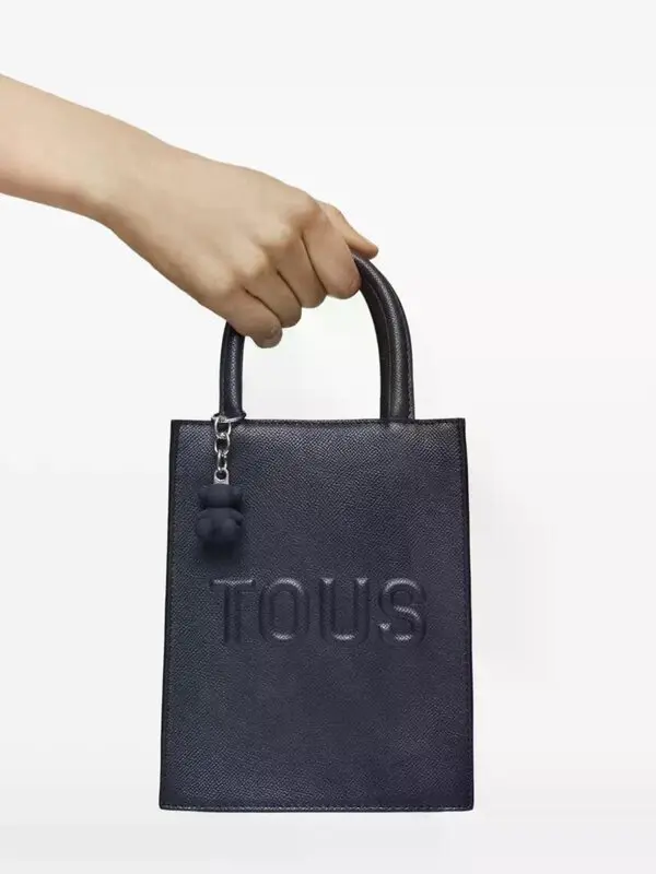 TOUS Mini Pop Embossed Tote Bag - Blue