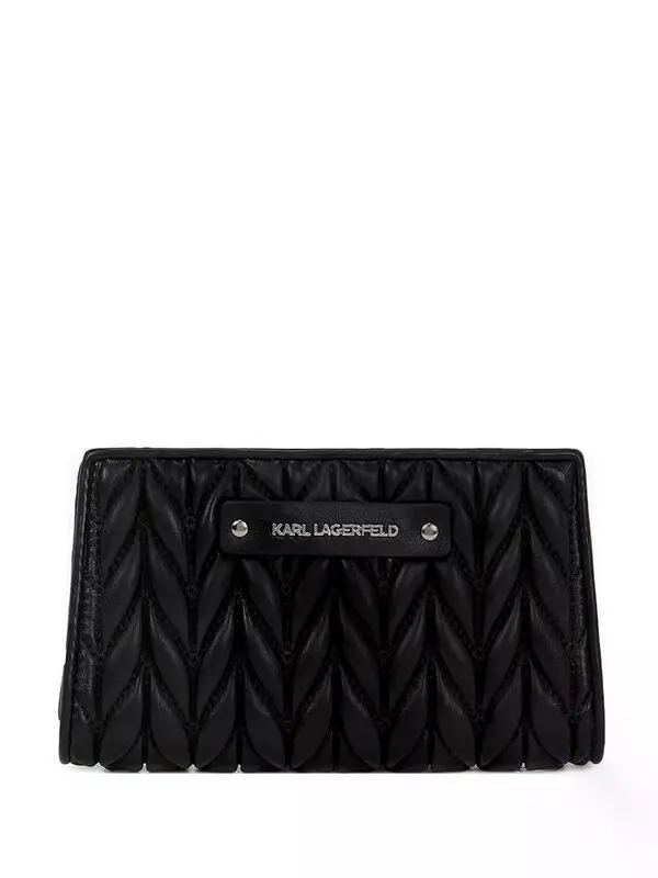 Karl Lagerfeld Quilted Wallet - Black