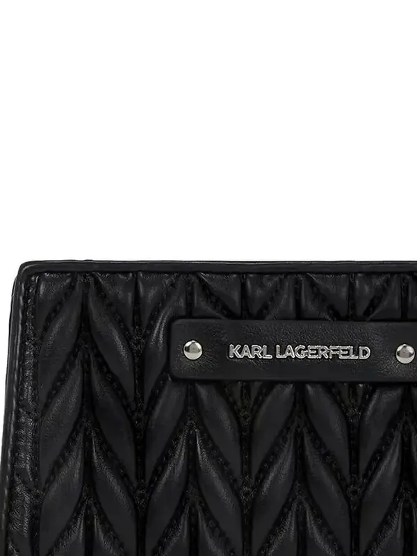 Karl Lagerfeld Quilted Wallet - Black