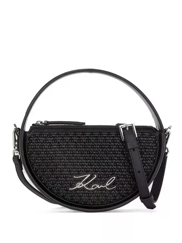 Karl Lagerfeld Logo-plaque Tote Bag - Black