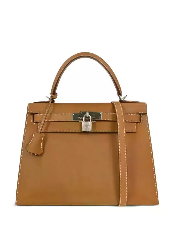 Hermès 2001 28 Kelly Sellier Leather Handbag - Brown