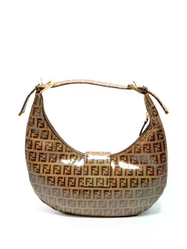 Fendi 2000s Zucchino Monogram Shoulder Bag