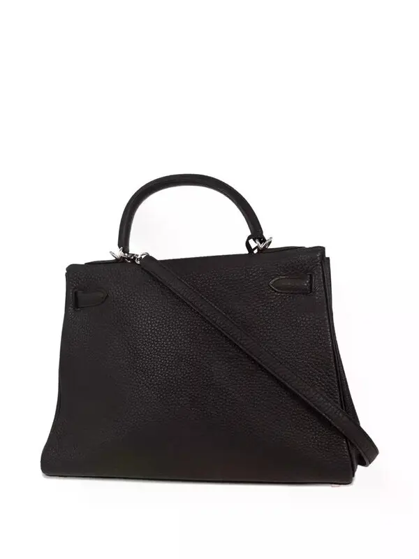 Hermès 2001 32 Kelly Retourne Handbag - Black