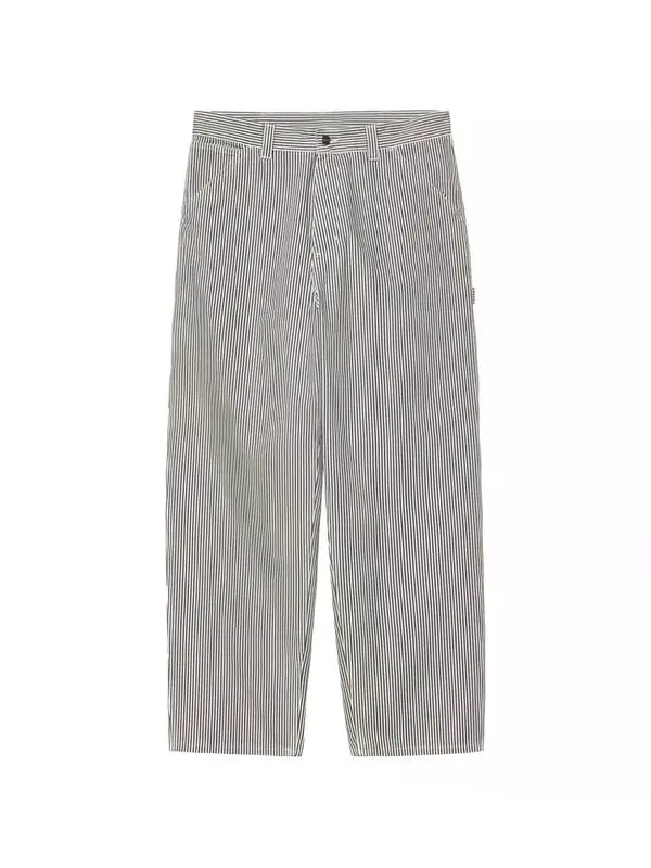 Carhartt Work In Progress Mercer Single Knee Striped Trousers - White