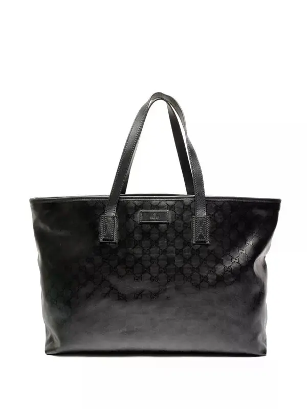 Gucci 2000-2015 Gg-supreme Tote Bag - Black