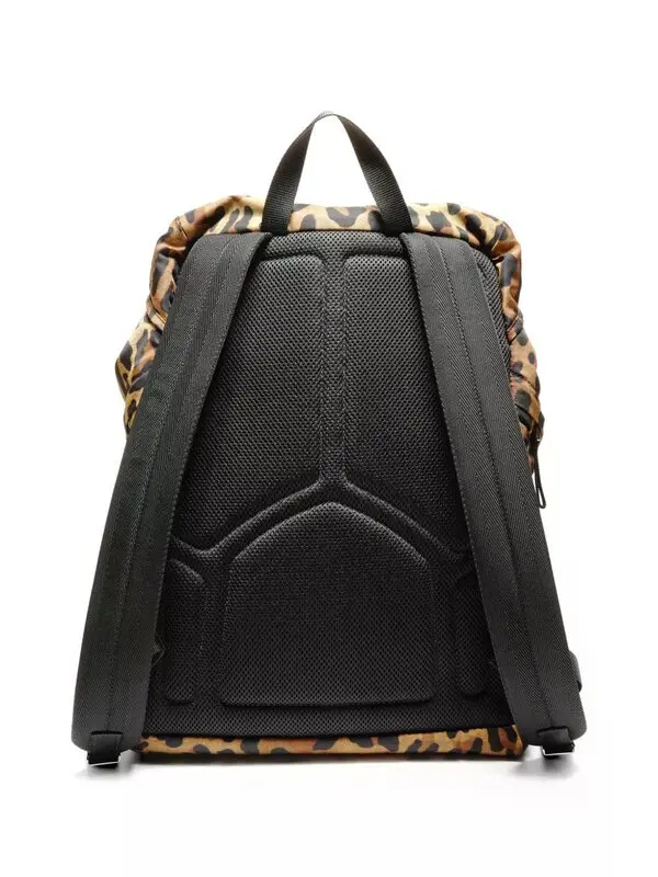 Prada 1990-2010s Leopard-pattern Backpack