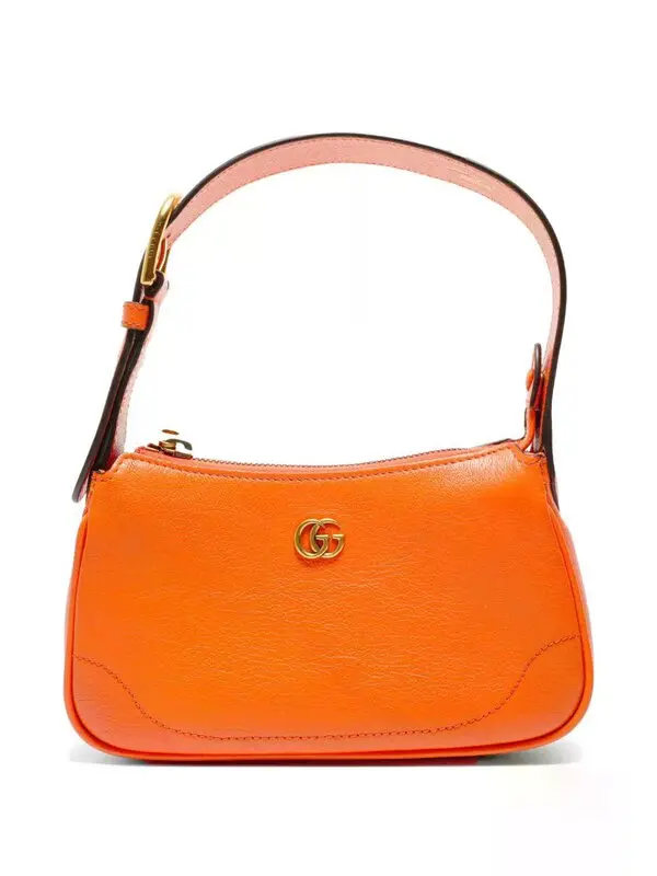 Gucci 2015-2025 Mini Aphrodite Logo Tote Bag - Orange