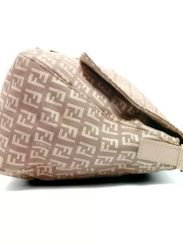 Fendi 2000s Zucchino Pattern Shoulder Bag