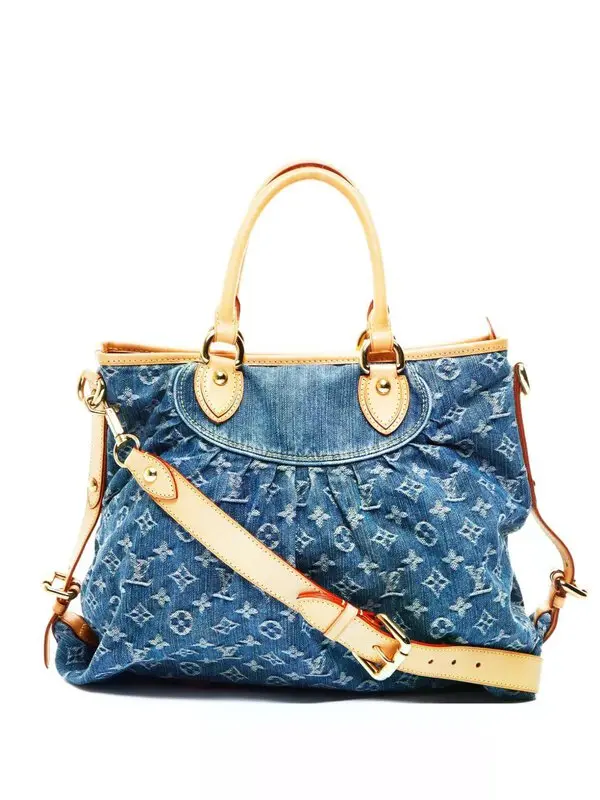 LOUIS VUITTON 2007 Monogram Denim Bag - Blue