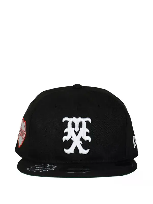 SAINT MXXXXXX Embroidered Baseball Cap - Black
