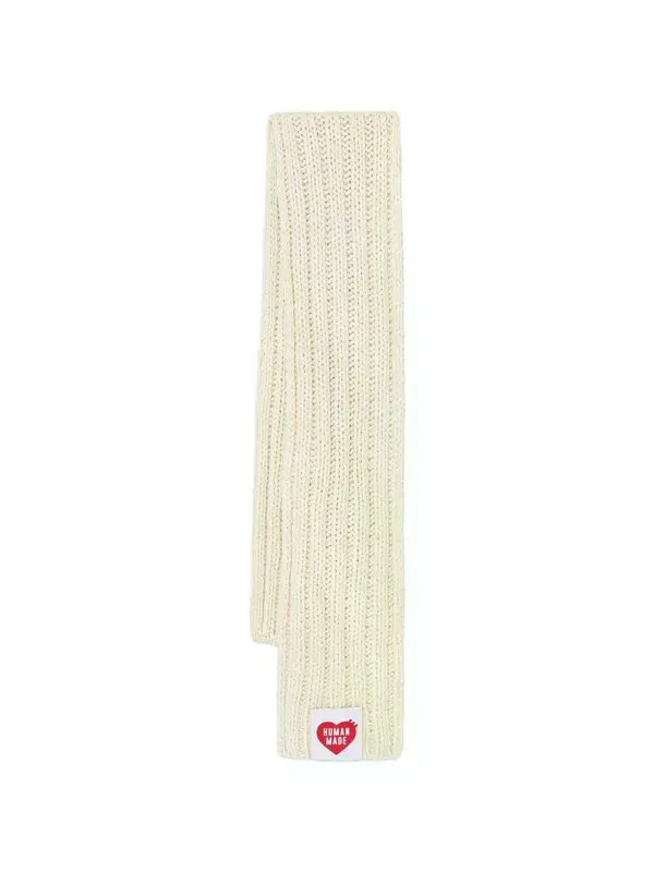 HUMAN MADE Ribbed Scarf - Neutrals