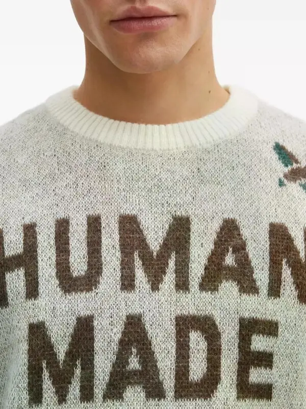 HUMAN MADE Intarsia Round-neck Jumper