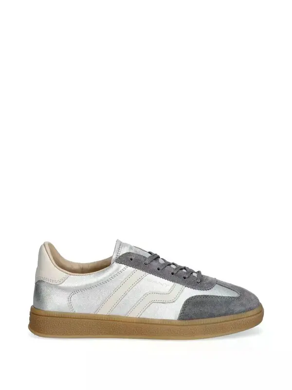 Gant Cuzima Suede Panelled Sneakers - Silver