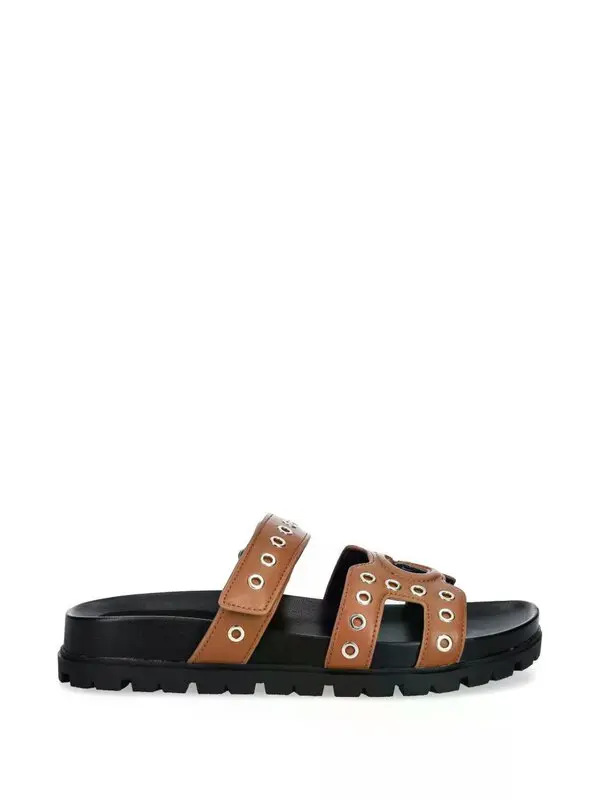 Guess Eyelet Embellished Sandals